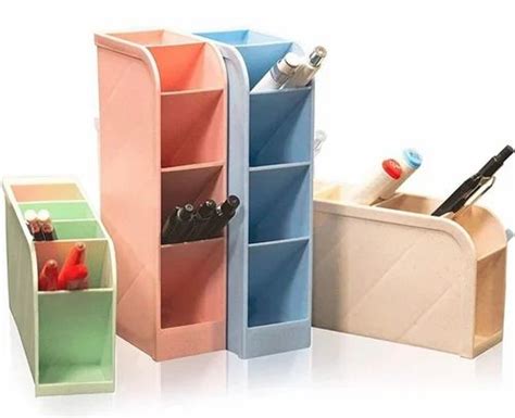 Khodal Multicolor Pen Holder & Pencil Holder, Material: Plastic, Size ...