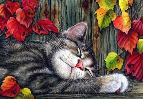 Картины с котами и кошками художницы Ирины Гармашовой. Обсуждение на ...