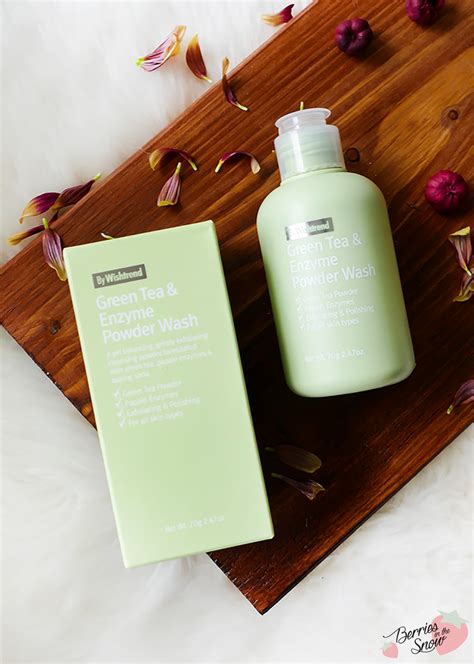 Review: By Wishtrend Green Tea & Enzyme Powder Wash | Berries in the Snow