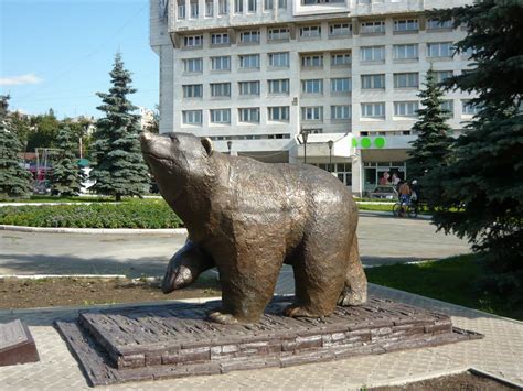 Легенда о пермском медведе - достопримечательности Перми