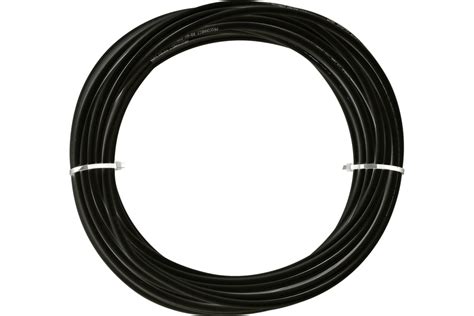 Внутренний коаксиальный кабель TWIST RG-6U, 75 Ом CCA, черный, 20м COAX ...