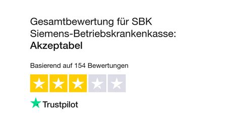 Bewertungen zu SBK Siemens-Betriebskrankenkasse | Lesen Sie ...