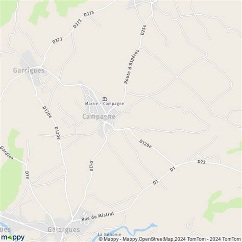 Plan Campagne : carte de Campagne (34160) et infos pratiques