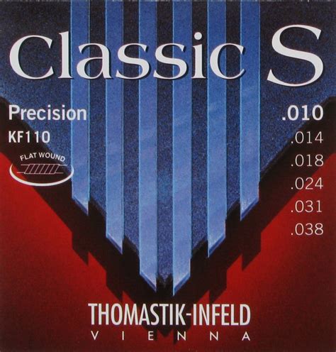 Thomastik-Infeld Steel/Nickel Flat Wound Light Steel Core, .010 - .038 ...