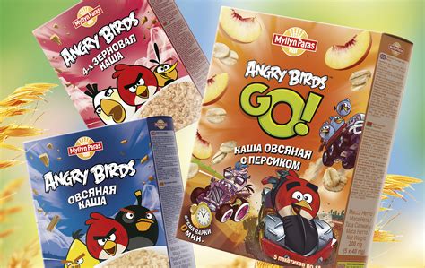 Зерновые каши Angry Birds: Разработка дизайна упаковки - Портфолио Depot