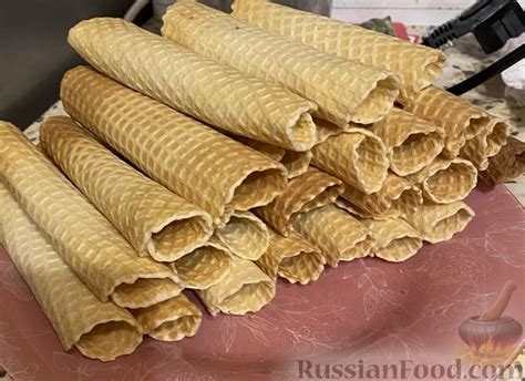 Рецепт: Вафли с земляникой на RussianFood.com