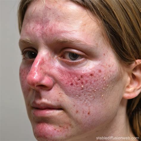 Comedonal Acne Skin Texture | Stable Diffusion Online