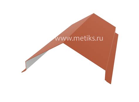 Парапет двускатный домиком RAL-8004 - купить для металлического забора ...