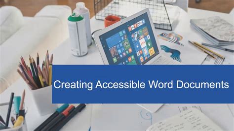 Creating Accessible Word Documents - YouTube
