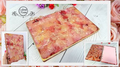 Яркая обложка с птичками КОЛИБРИ из эпоксидной смолы блокнот своими ...