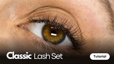 .12 Classic Lash Application from start to finish - YouTube