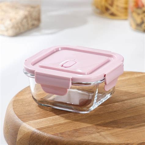 Контейнер из жаропрочного стекла Cookn and Freeze, 300 мл, 12×6 см, с ...