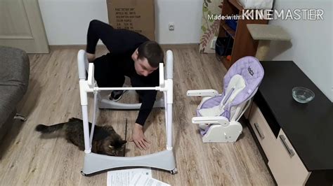 Как собрать стульчик для кормления ( babyton) - YouTube