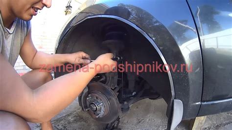 Замена и выбор опорного подшипника Шевроле Авео | Опора передней стойки ...