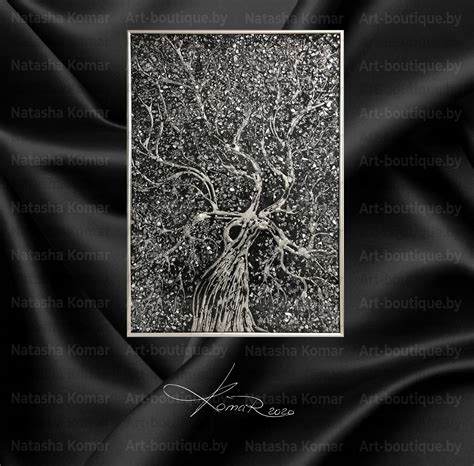 Картина “Серебряное дерево” ⋆ Art Boutique