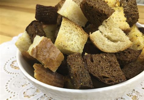 Домашние сухарики с чесноком | Recept