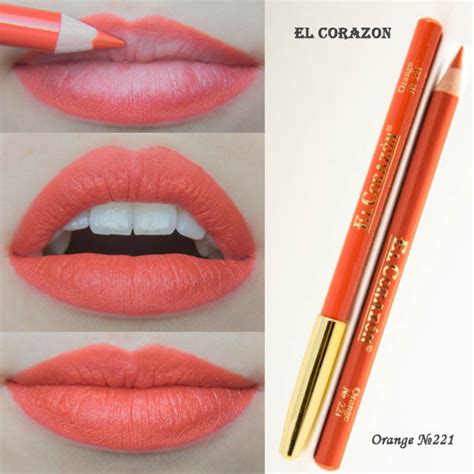 El Corazon Карандаш для губ №221 Orange купить на OZON по низкой цене ...