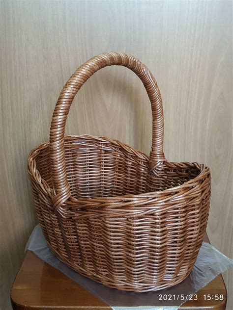 Pin by Наталия Лунёва on Корзины с ручками | Wicker baskets, Basket ...