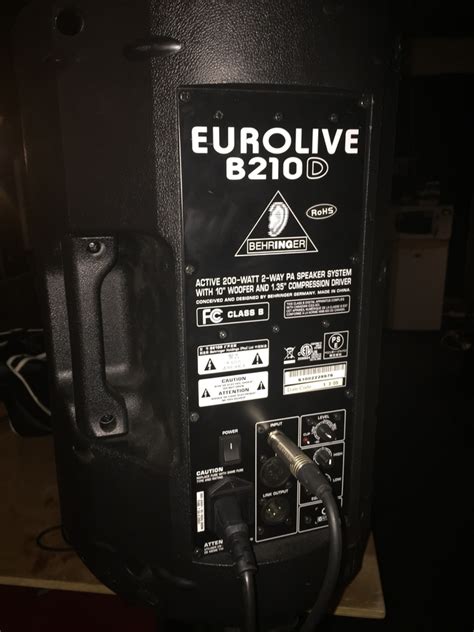 Photo Behringer B210D : Behringer B210D (61448) (#1183169) - Audiofanzine