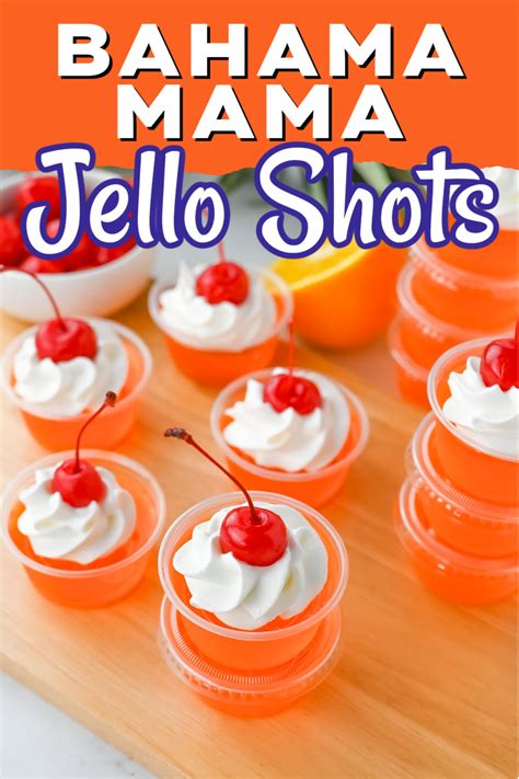 Bahama Mama Jello Shots - Oh My Creative