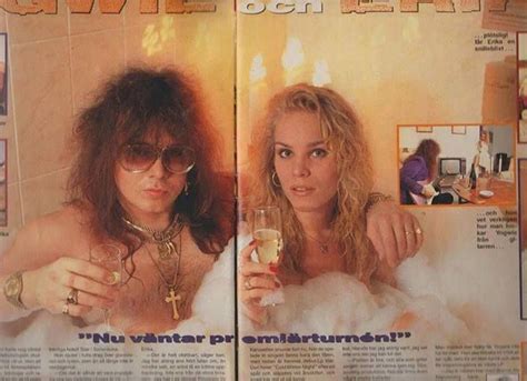 Yngwie Malmsteen and first wife Erika | Glam metal, Heavy metal bands ...