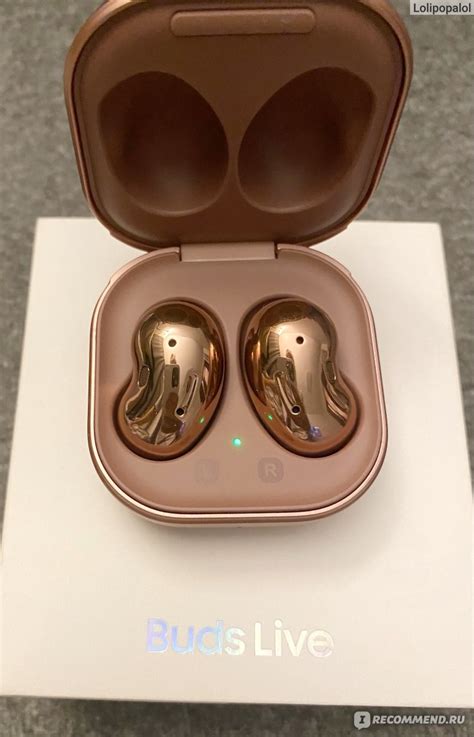 Беспроводные наушники Samsung Galaxy Buds Live - «Потрясающе красивые ...