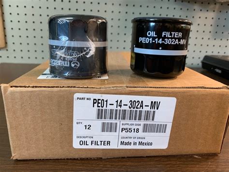 Car & Truck Parts Motors Vpm PE0114302AMV New Genuine Mazda Oil Filter ...