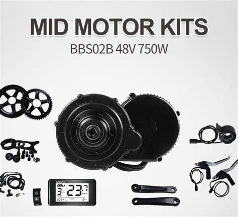 Кареточный мотор Bafang BBS02B 48 В 750 Вт