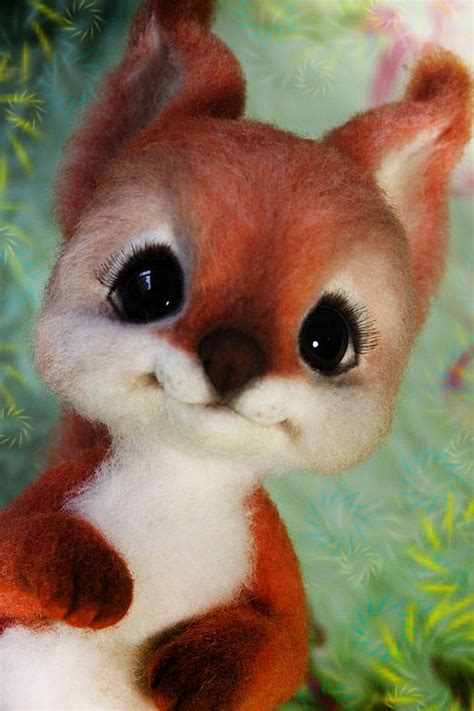 белочка Белла | Felt animals, Needle felted animals, Animal dolls