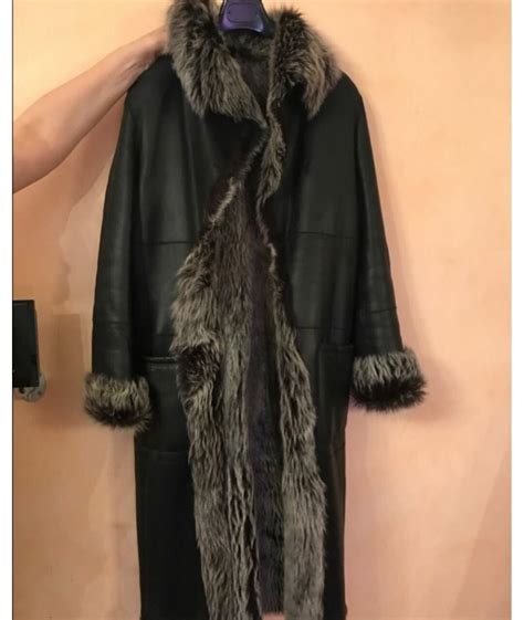 ESCADA Черная кожаная дубленка для женщин – купить в интернет магазине ...