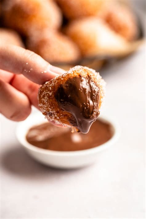 Fried Donut Holes (No Yeast) - Rich And Delish