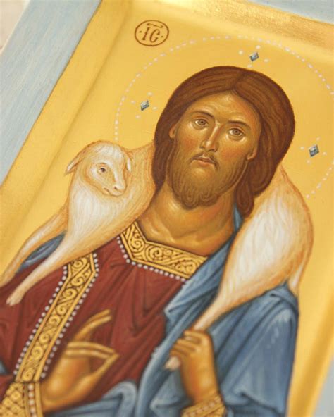 Икона Спасителя «Добрый Пастырь» / Icon of Christ the Good Shepherd ...