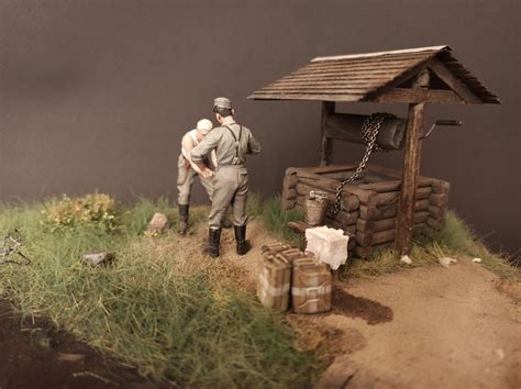 У колодца — Каропка.ру — стендовые модели, военная миниатюра