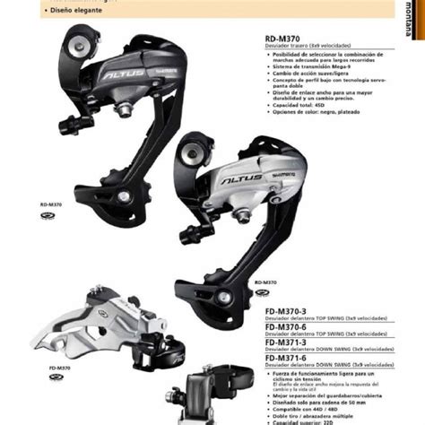 SHIMANO ALTUS 9 VELOCIDADES | Kike Competicion | newbery 689, rio ...