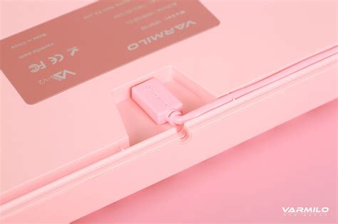 Varmilo VPM108 Sakura R2 White LED EC Mechanical Keyboard