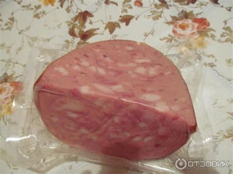 Отзыв о Колбаса вареная Темп "Станичная" | вкусная, с жирком