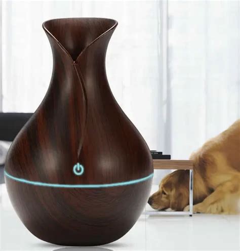 Увлажнитель воздуха ТЕМНО-КОРИЧНЕВЫЙ Humidifier Ultrasonic Aroma c ...
