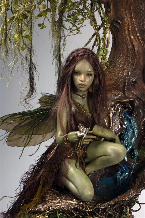 Willow - created 2016, hand sculpted in polymer clay/mixed media ...