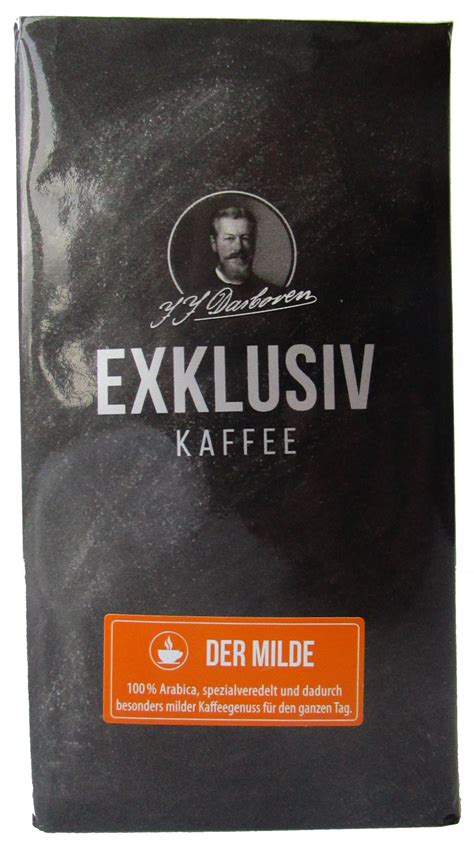 Молотый кофе Exklusiv Kaffee der Milde 250 г: цена, отзывы, фото