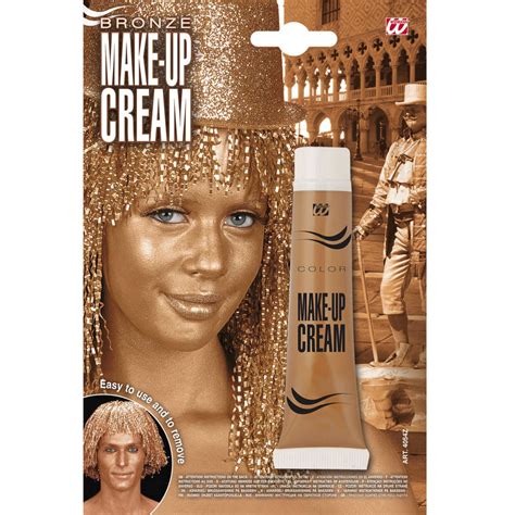 Körper- und Gesicht Make-up mit Bronze Effekt