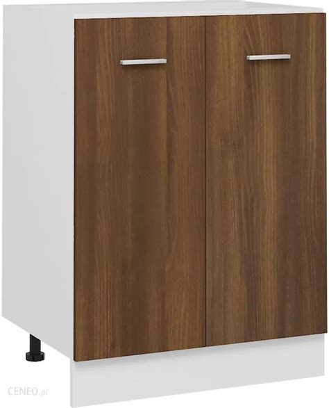 VidaXL Stojąca Szafka Kuchenna Brązowy Dąb 60X46X81 5 Cm 13452-815563 ...