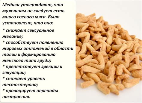 Соевое мясо — польза и вред для женщин и мужчин, и калорийность