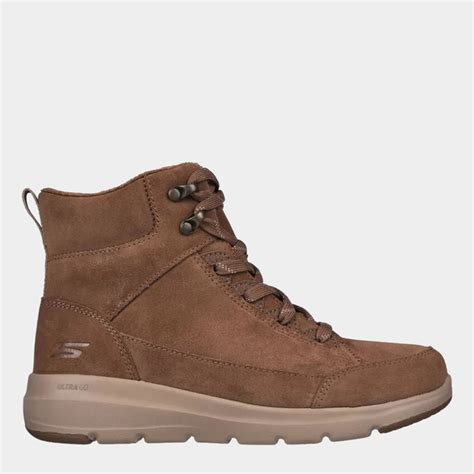 Женские ботинки высокие Skechers 144177 BRN 39 (9US) 26 см Бежевые ...