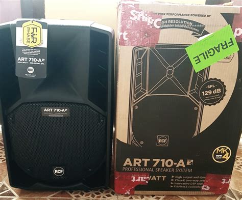 RCF Art 710A MK4 pair, Audio, Other Audio Equipment on Carousell