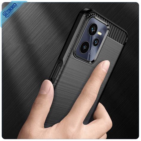 Кейс за Oppo Realme C35, противоударен матиран силикон, тънък, гъвкав ...