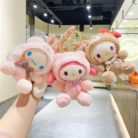 Мягкая игрушка плюшевый брелок Hello Kitty Китти Мелоди Куроми - купить ...