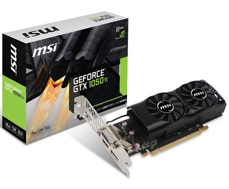 MSI Announces Its GTX 1050 Ti Low-Profile Graphics Card for Smaller ...
