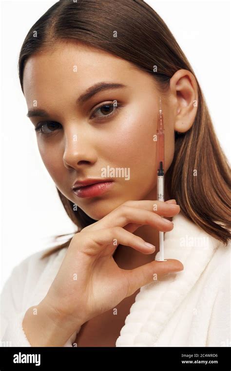 beautiful woman charm health clean Stock Photo - Alamy