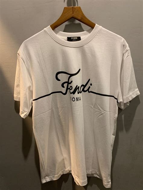 FENDI ROMA TEE, Men's Fashion, Tops & Sets, Tshirts & Polo Shirts on ...