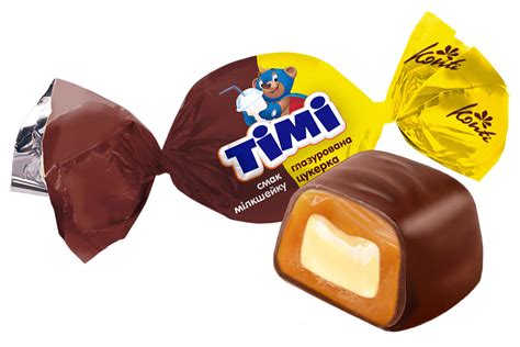 "TIMI" milkshake flavor candies — KONTI — Confectionery Brand